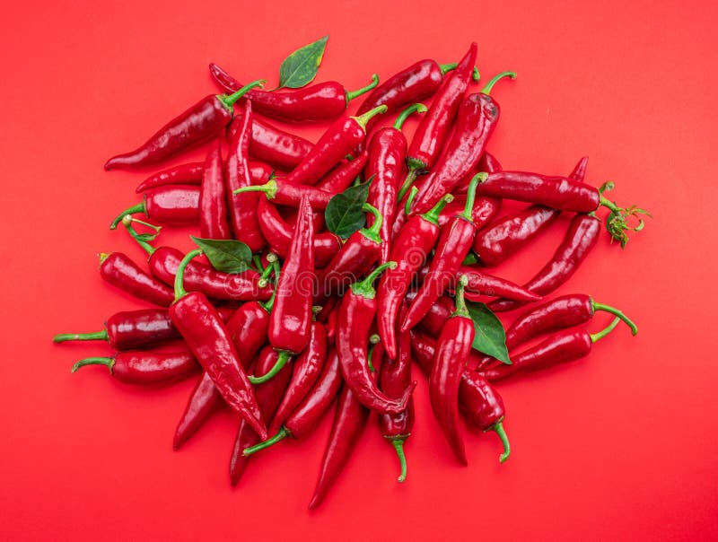 Fresh Red Chilli Pepper in Fire As a Symbol of Burning Feeling of Spicy ...