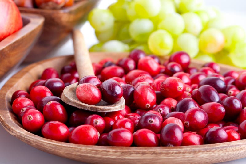Fresh red cranberries stock image. Image of juicy, fruit - 27338821