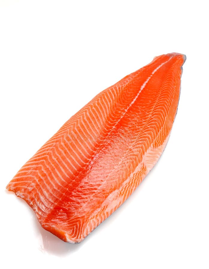 Fresh Red Fish Salmon Fillet Stock Photo - Image of orange, meal: 82552520