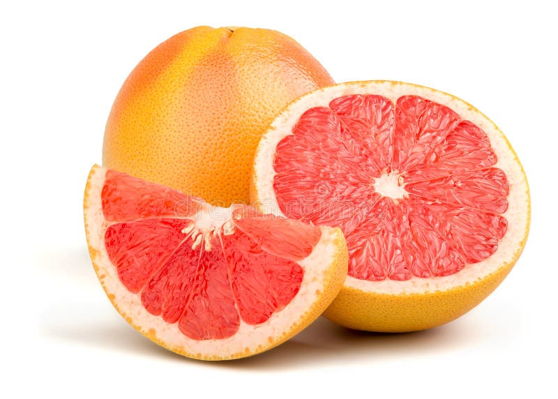 Fresh Red Grapefruit stock photo. Image of health, isolated - 75705878