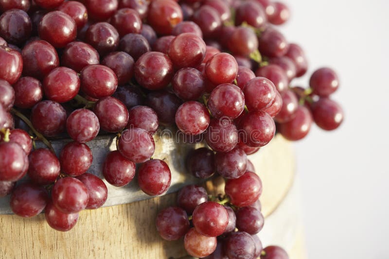 Fresh Red Grapes stock image. Image of food, horizontal - 29657633