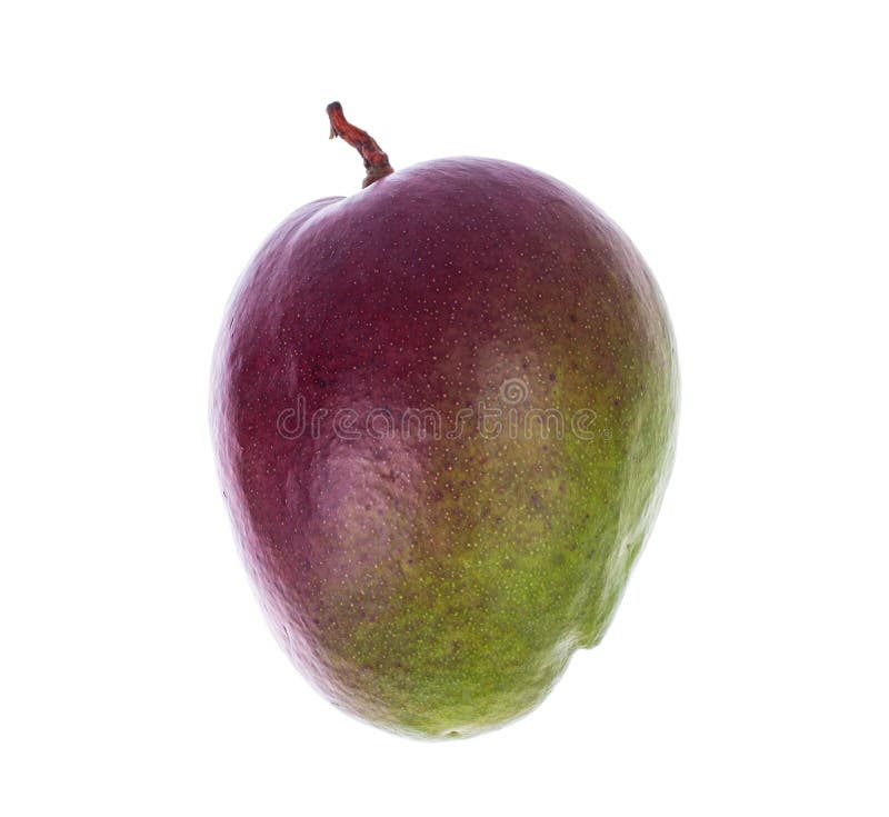 Fresh Red Green Salad Mango Isolated on White Stock Photo - Image of ...