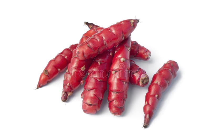 Pink Oca Tubers stock image. Image of fresh, market, pink - 32673021