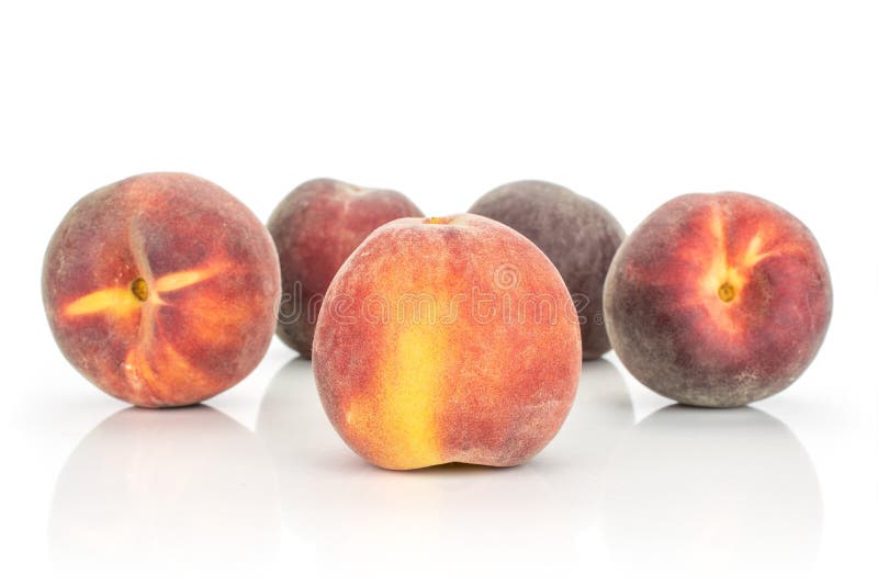 Peach on white stock image. Image of fruit, pinnately - 103780385