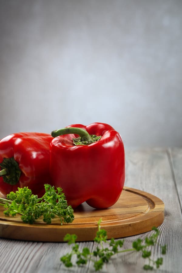 Fresh red pepper stock image. Image of bell, paprika - 110571651