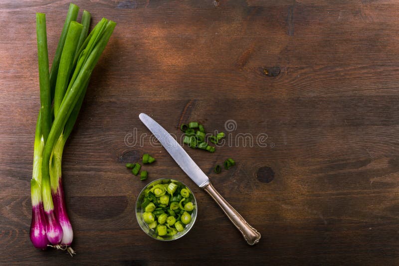 Fresh Red Spring Onions Scallions Stock Photo - Image of onion, green ...