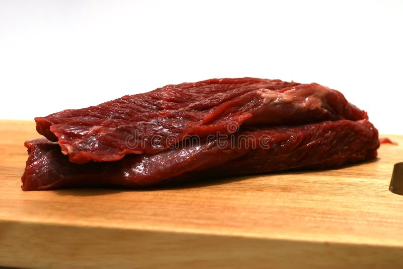 Fresh red steak stock image. Image of recipe, lunch, ingredient - 3958703