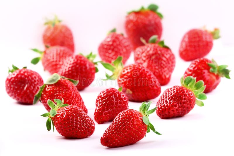 Fresh red strawberries stock image. Image of diet, fresh - 7590891