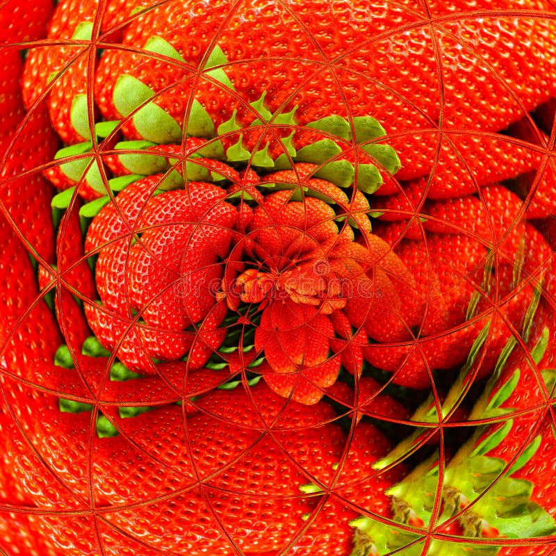 Fresh Red Strawberries Abstract Art Stock Photo - Image of abstract ...