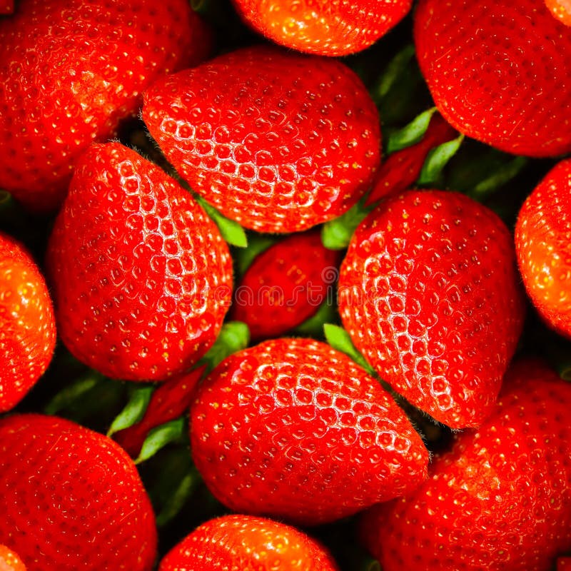 Fresh Red Strawberries Abstract Art Stock Photo - Image of abstract ...