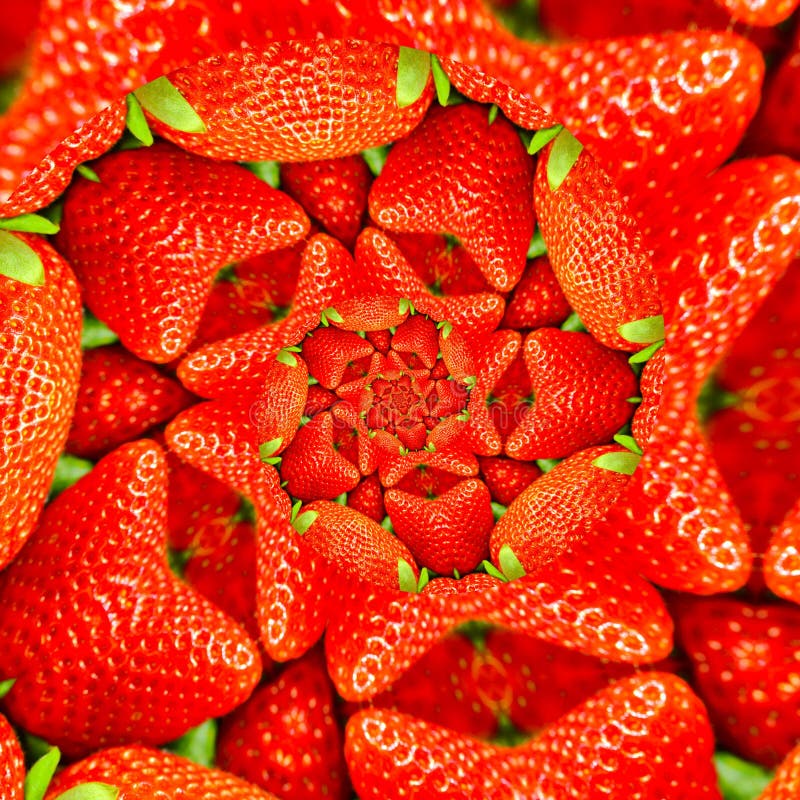 Fresh Red Strawberries Abstract Art Stock Photo - Image of fresh ...