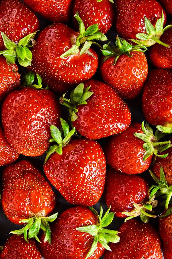 Fresh Red Strawberry Background Stock Image - Image of backdrop, fresh ...