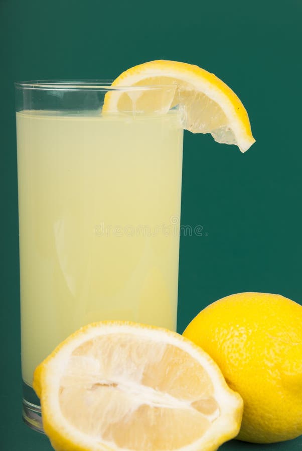 Fresh Refreshing Cold Lemonade Stock Image - Image of cocktail, studio ...