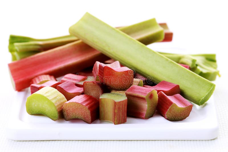 Fresh rhubarb stock image. Image of natural, dessert - 232201091