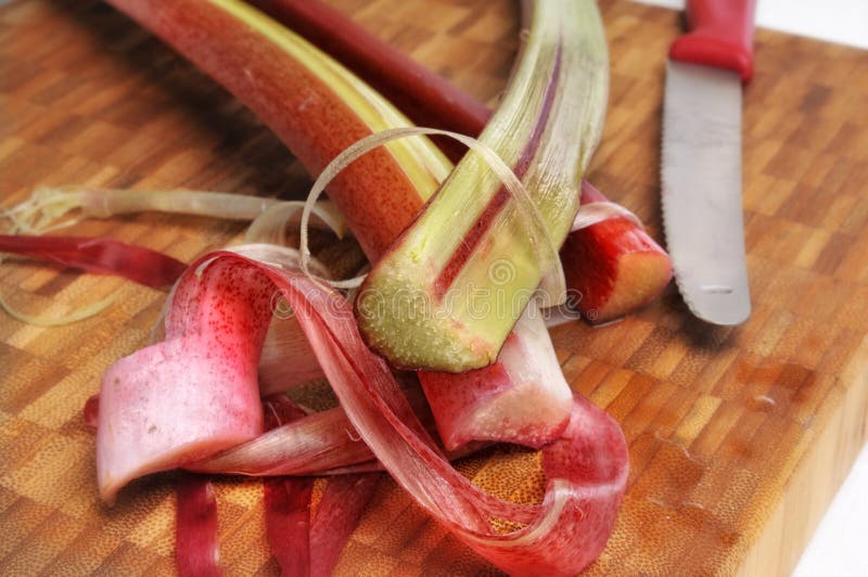 Fresh rhubarb stock image. Image of appetising, details - 9021367