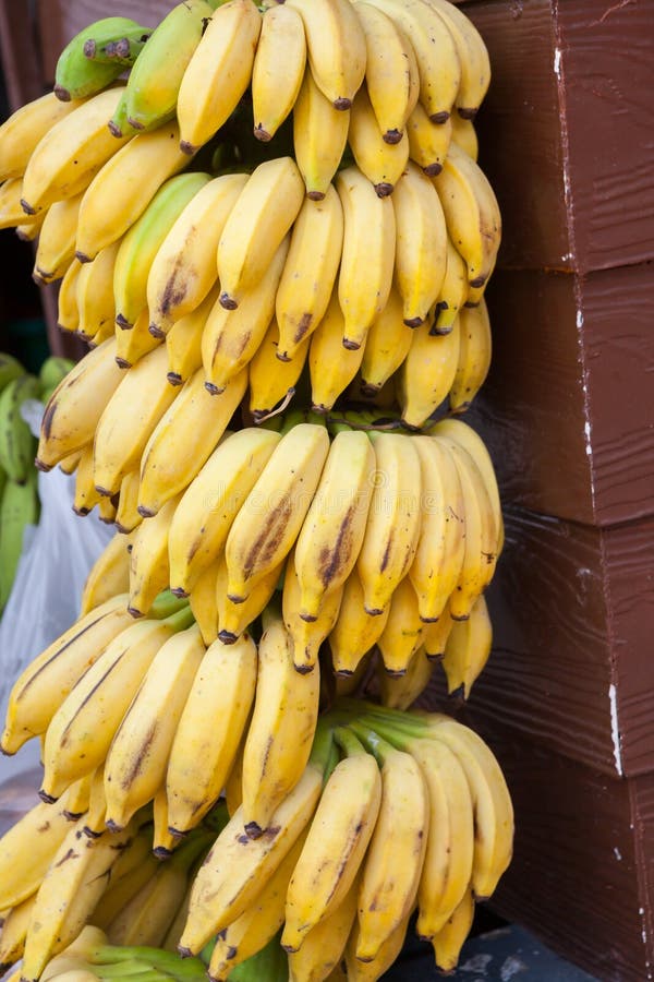Fresh Ripe Bunch of Bananas. Stock Photo - Image of bananas, retail ...