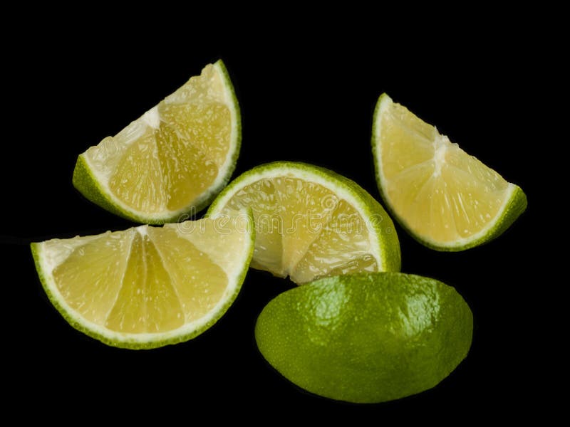 Lime segments fanned out stock photo. Image of healthy - 15692052