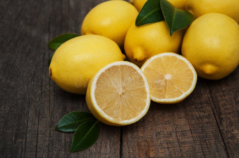 Fresh ripe lemons stock photo. Image of delicious, citrus - 113968262