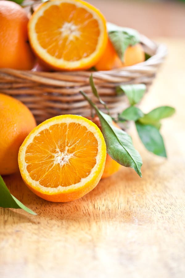 Fresh ripe oranges stock photo. Image of vitamins, round - 28971148