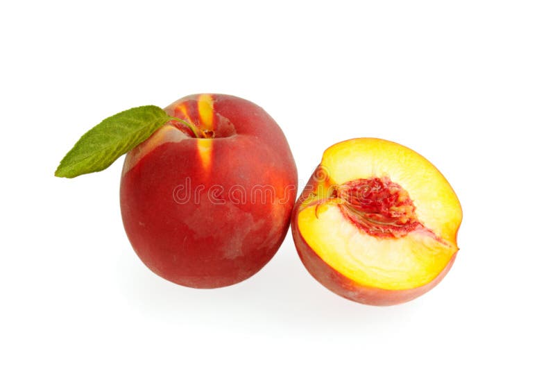 Fresh ripe peach stock photo. Image of natural, delicious - 25477286