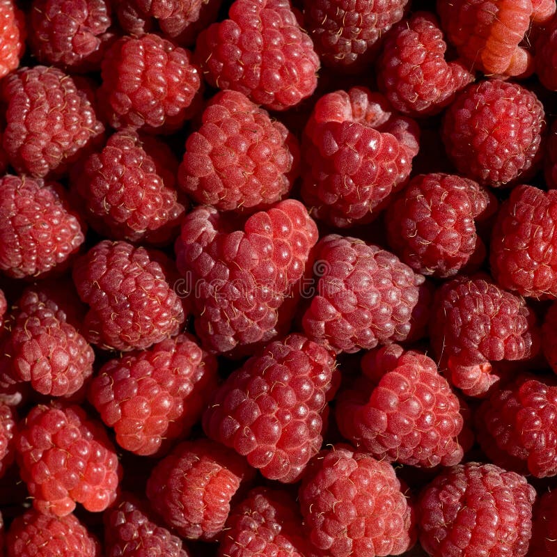 Fresh Ripe Perfect Raspberry Stock Image - Image of diet, organic ...