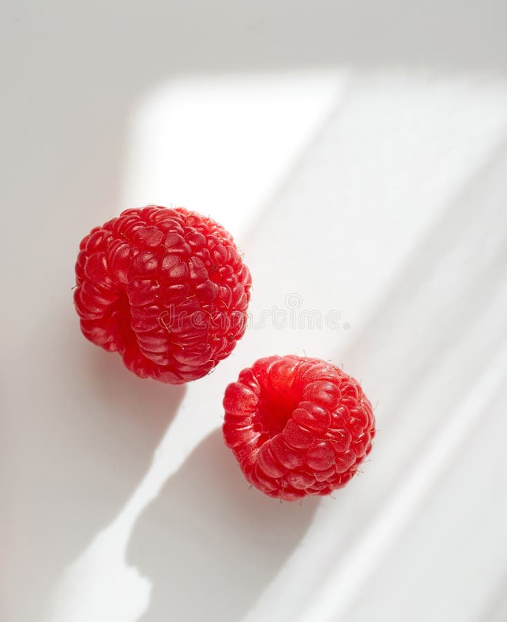 Ripe and red raspberries stock photo. Image of flora - 97983740