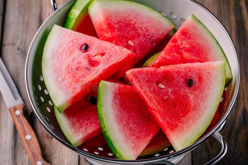 Fresh Sliced Watermelon on Wooden Rustic Background Stock Image - Image ... Fresh Sliced Watermelon on Wooden Rustic Background Stock Image - Image ...