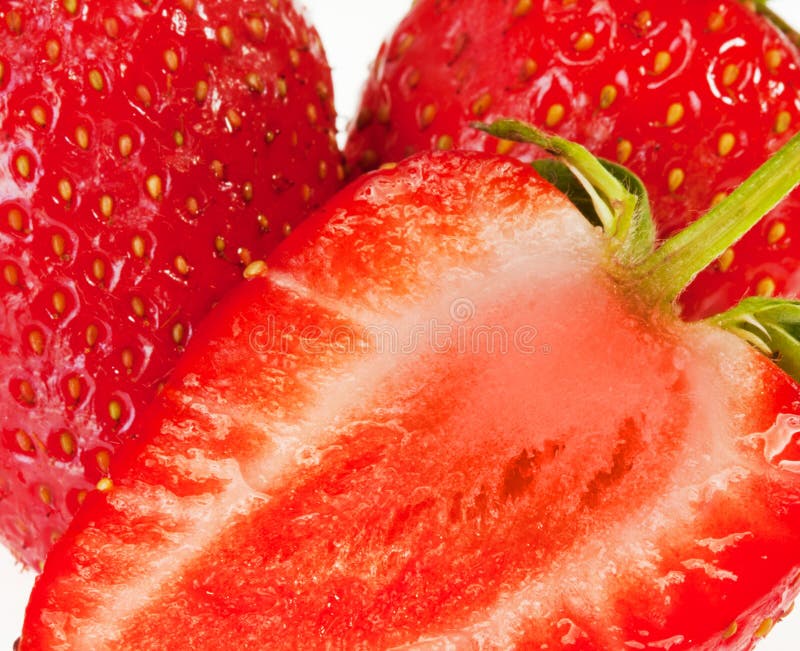 Fresh ripe strawberries stock photo. Image of luscious - 19849506