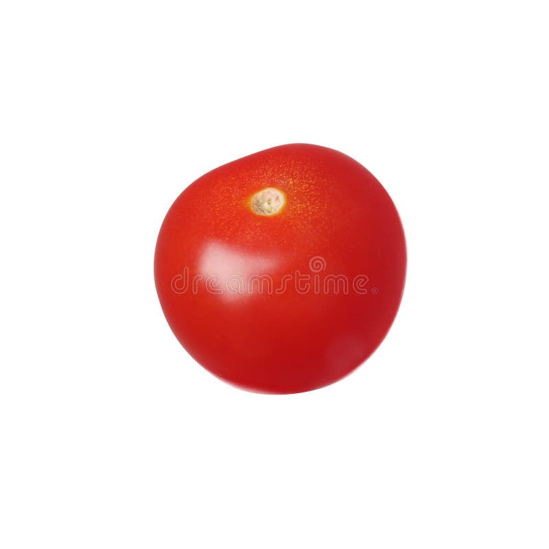Fresh Ripe Tomato Isolated on White. Healthy Vegetable Stock Photo ...