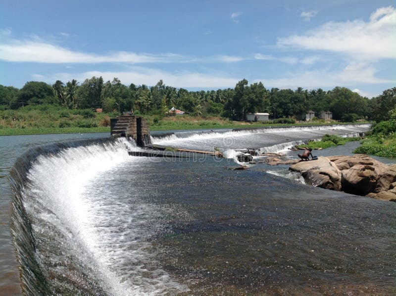 Fresh River Water Streaming Down the Rocks Stock Photo - Image of ...