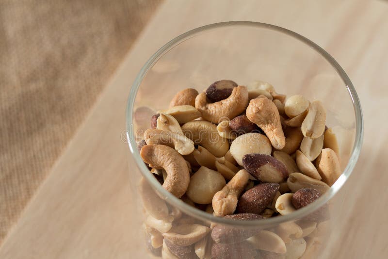 Fresh Roasted Cocktail Nuts Stock Photo - Image of cocktail, nutrition ...