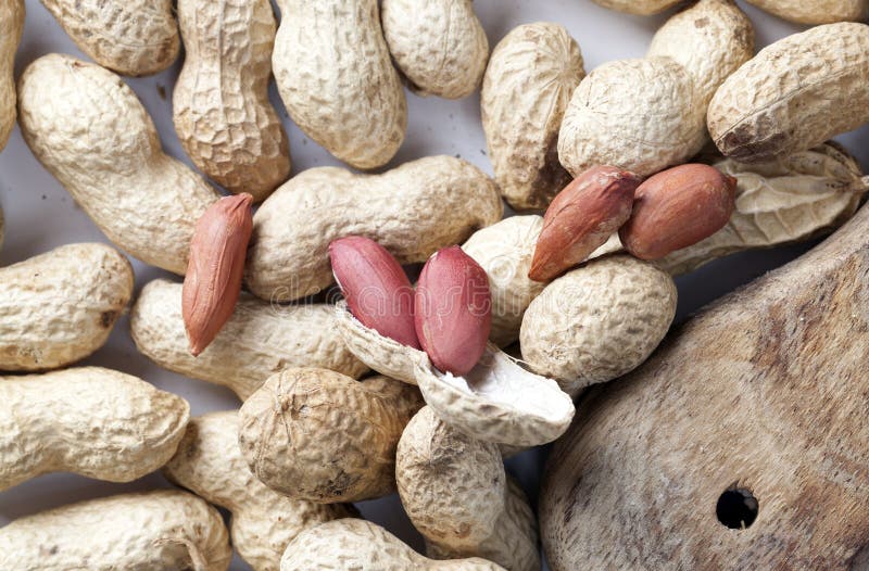 Fresh Roasted Peanuts, Delicious Peanuts on the Table Stock Image ...