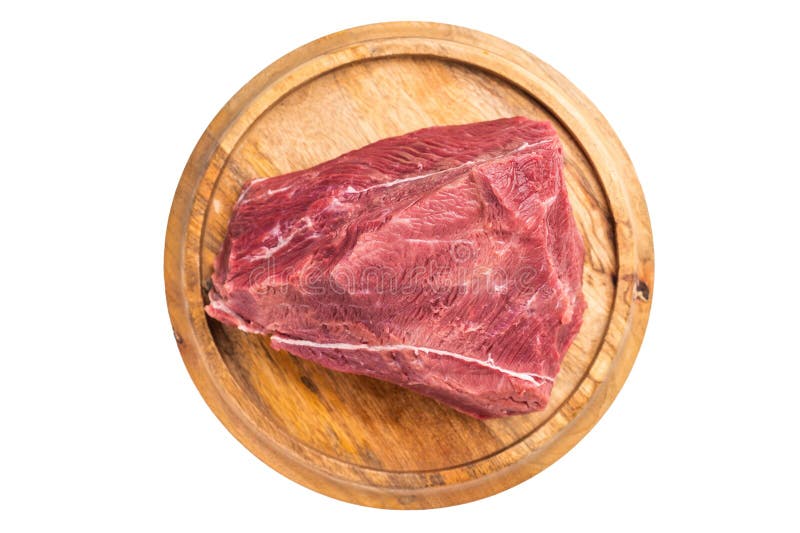 Fresh Roe Deer Meat, Raw Wild Venison Game Meat Isolated on White ...