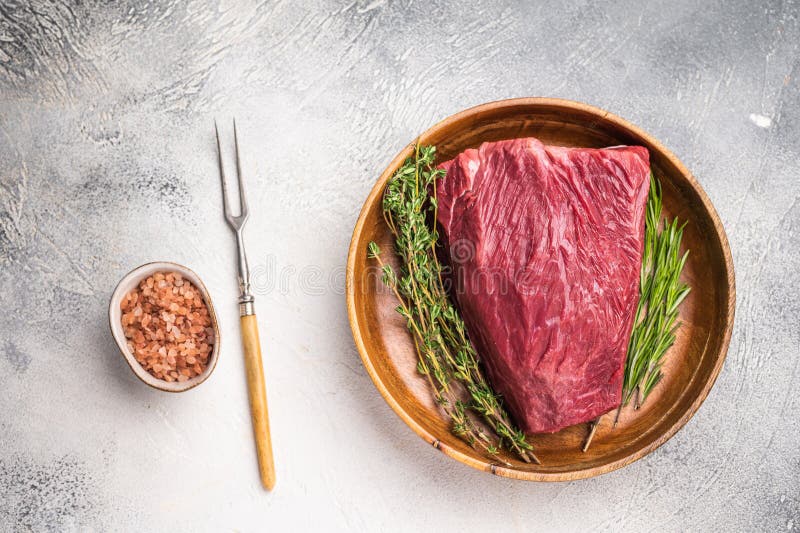 Fresh Roe Deer Meat, Raw Wild Venison Game Meat. White Background Stock ...