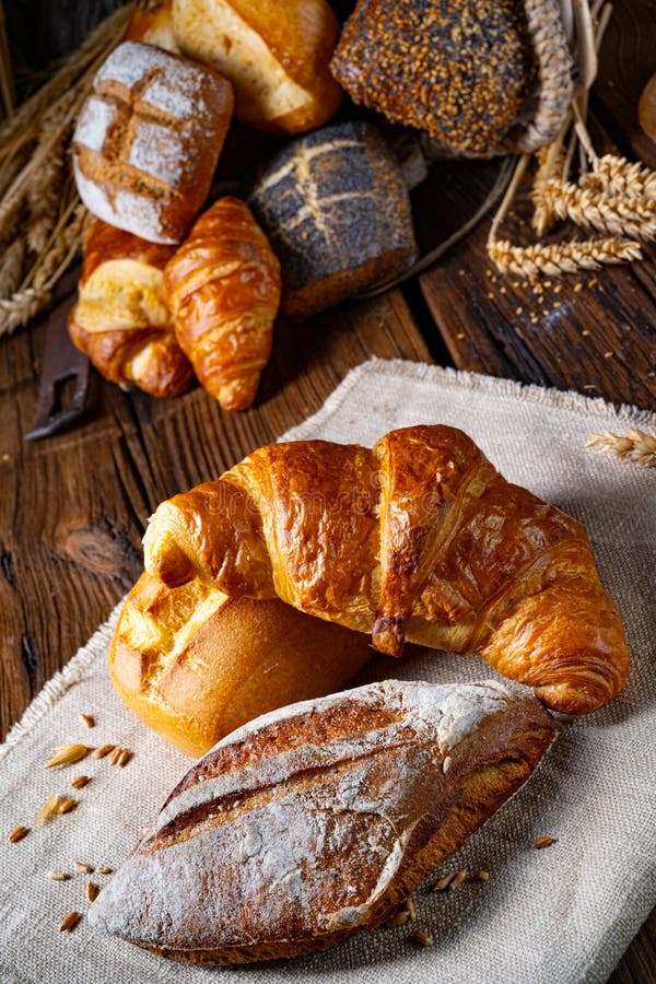 Fresh Rolls in a Cornucopia Stock Photo - Image of germany, eating ...