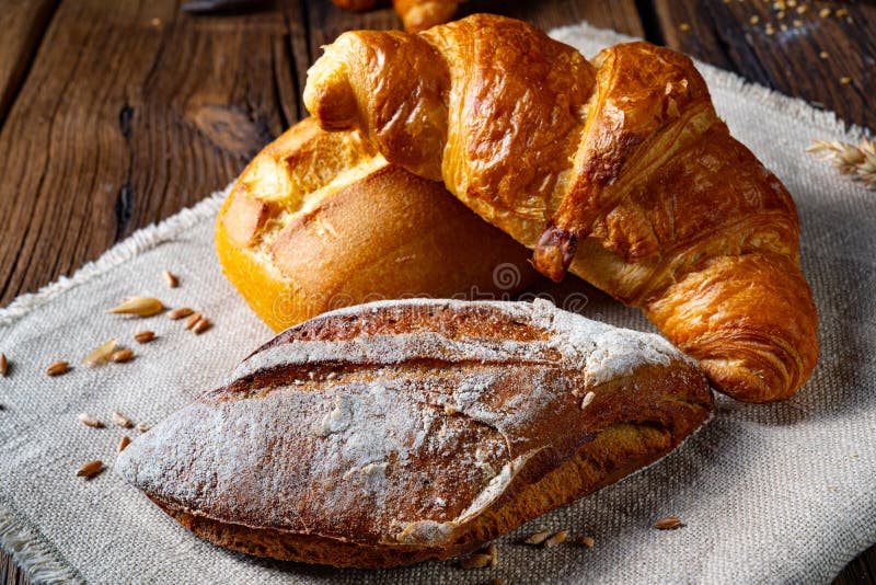 Fresh Rolls in a Cornucopia Stock Photo - Image of cake, chip: 202787148