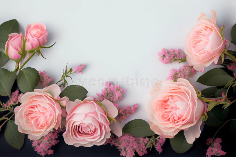 Fresh rose flowers stock illustration. Illustration of intricate ...