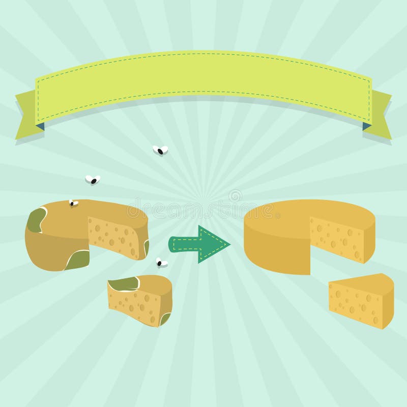 Rotten Piece Of Meat Icon, Cartoon Style Stock Vector - Illustration of ...