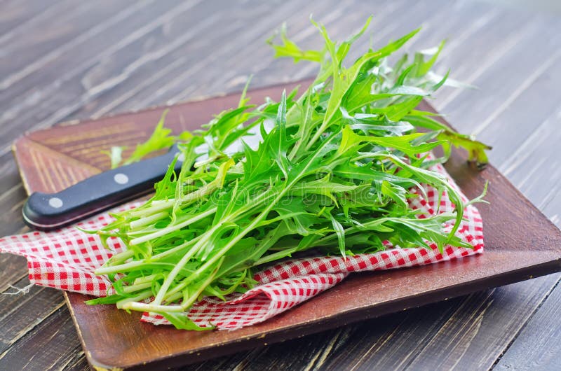 Fresh ruccola stock image. Image of eating, refreshment - 35266041