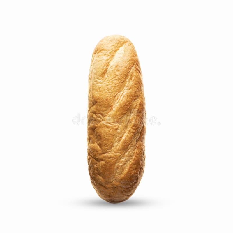 Single Loaf of Sliced White Bread, Isolate on a White Background ...