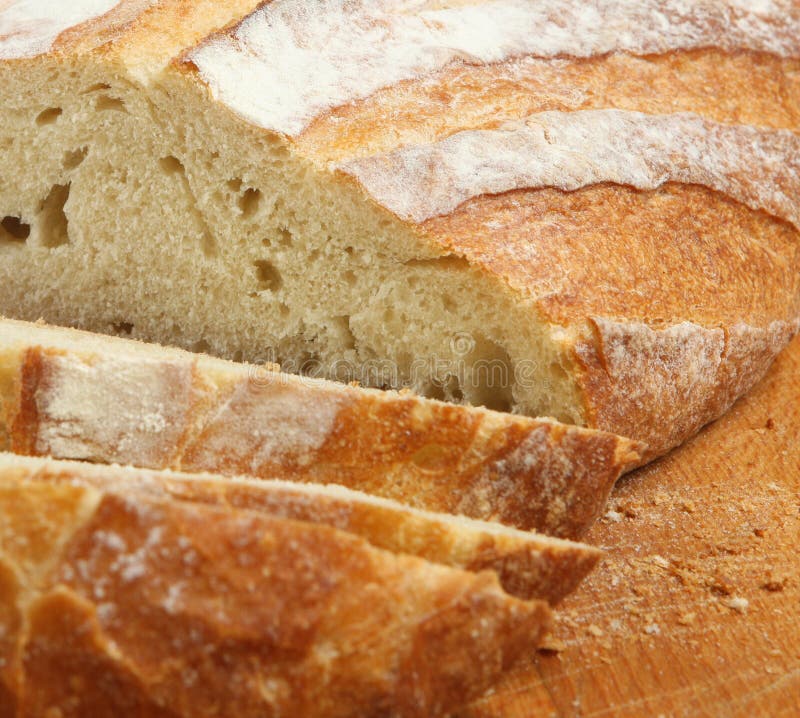 Fresh Rustic Bread Loaf stock photo. Image of country - 15509558