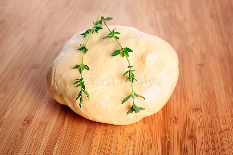 Fresh Rustic Sweet Butter on a Wooden Board Stock Image - Image of ...