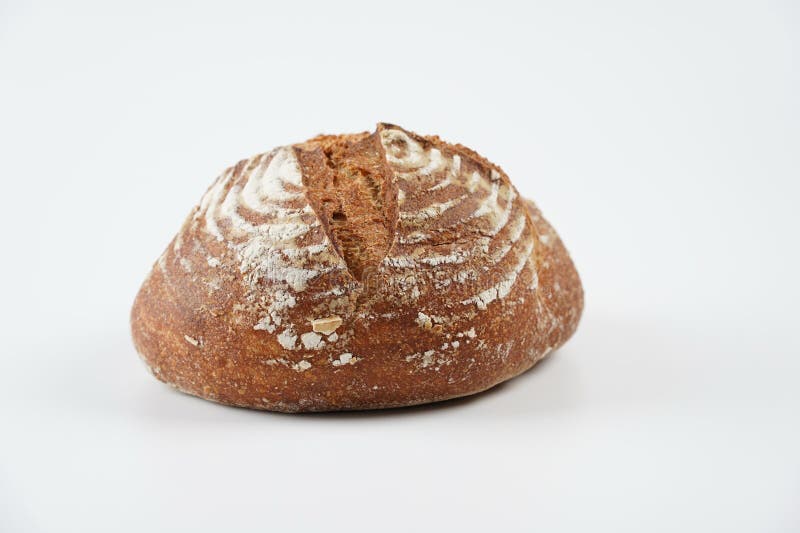 Fresh Rye Bread or Whole Grain Bread. Healthy Baked Bread with Crispy ...