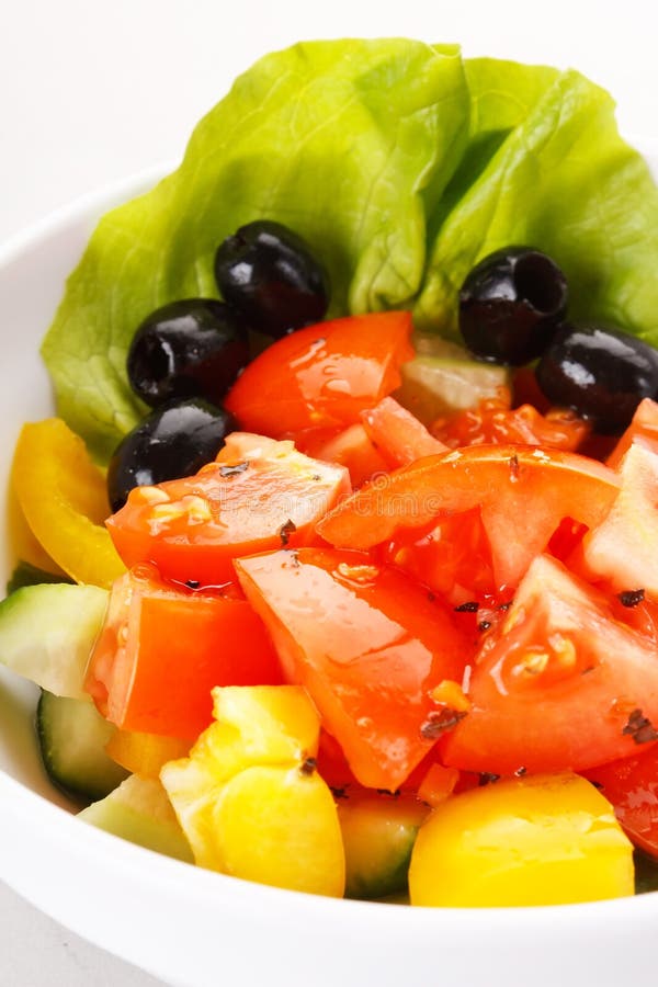 Fresh salad stock image. Image of green, freshness, elegant - 16317877