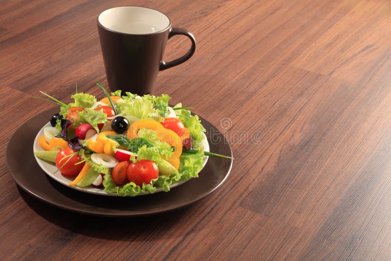 Fresh salad stock image. Image of decoration, olive, appetizer - 17414239