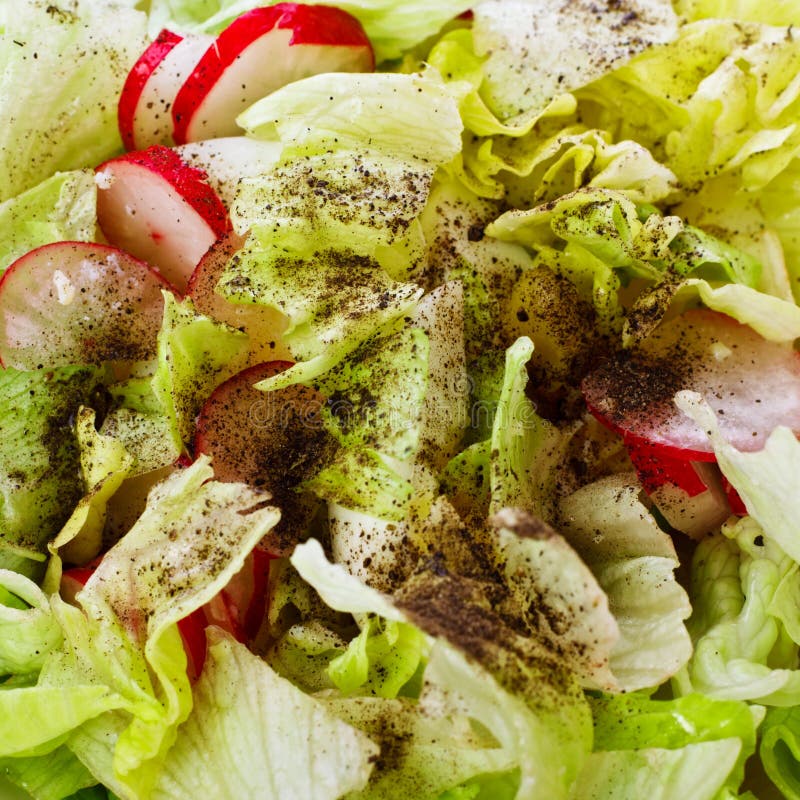 Fresh Salad stock image. Image of close, pepper, summer - 18090177