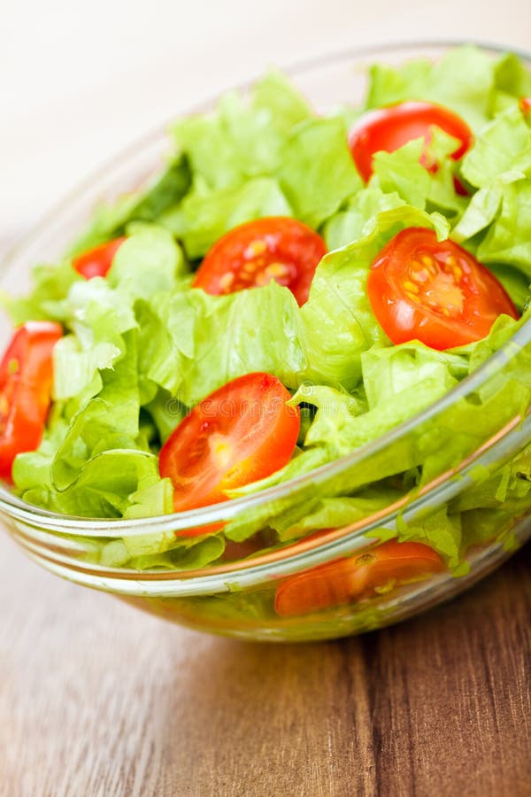 Fresh salad stock photo. Image of green, tomatoes, glass - 22132018