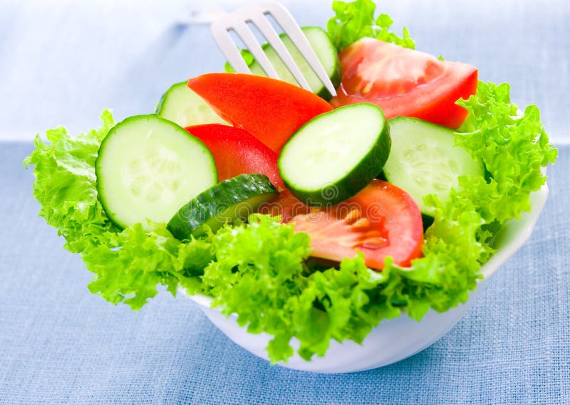 Fresh salad stock image. Image of dieting, lunch, appetizer - 25506369