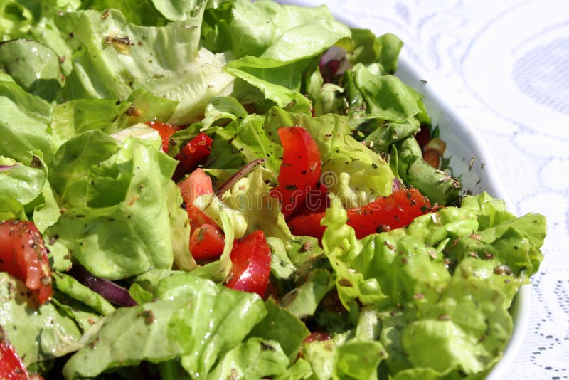 A fresh salad stock image. Image of summer, carrots, color - 2954375