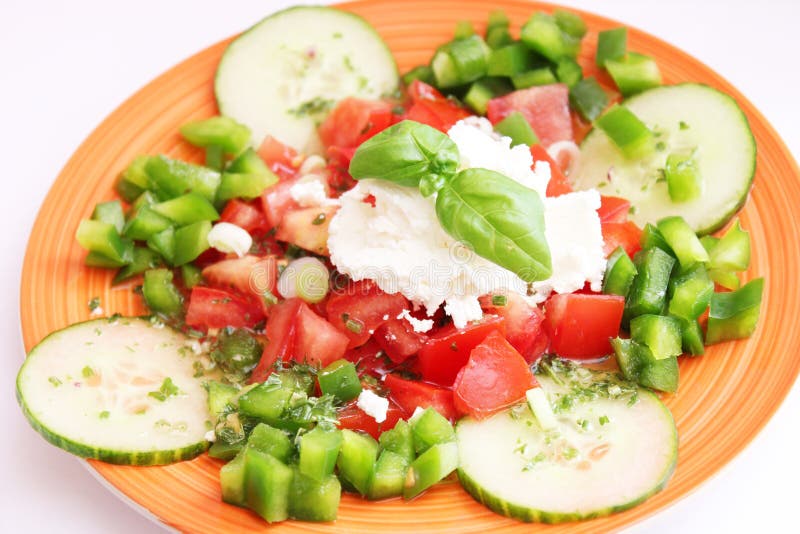 Fresh salad stock photo. Image of food, paprika, starter - 37209356